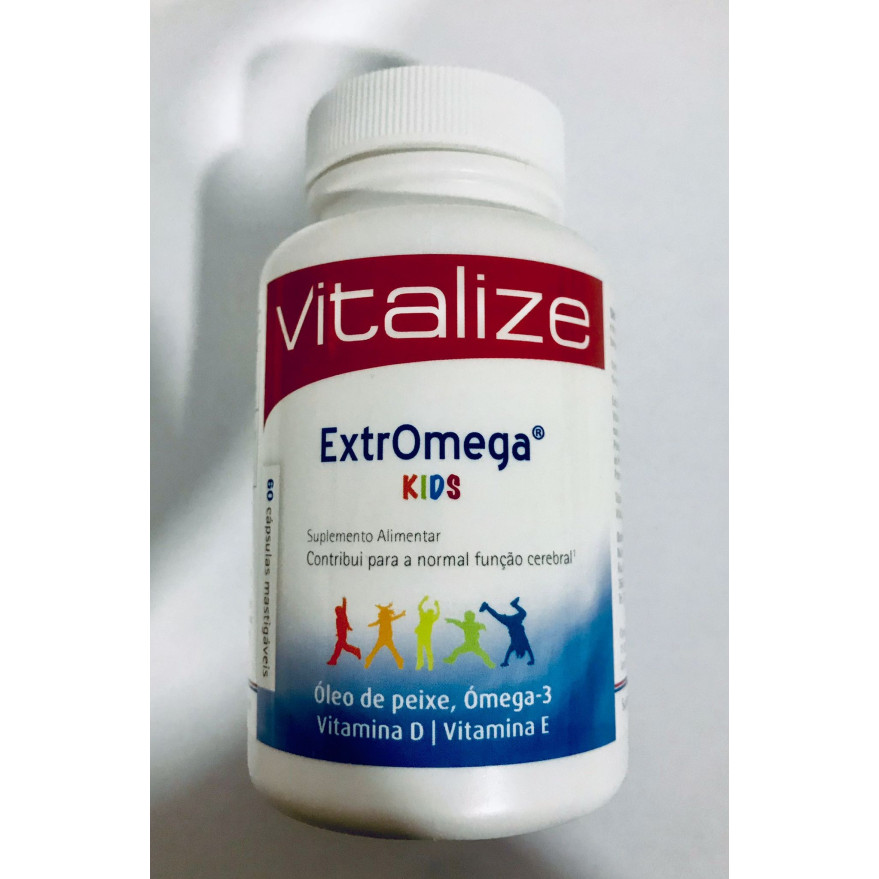 SUPLEMENTO OMEGA 3 DA VITALIZE EXTROMEGA PARA CRIANÇAS